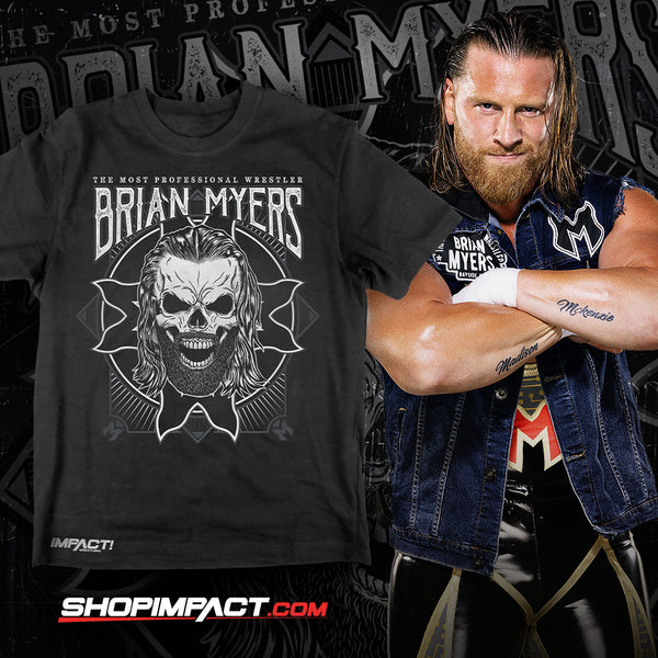 Brian Myers Skull T-Shirt – TNAMerch.com
